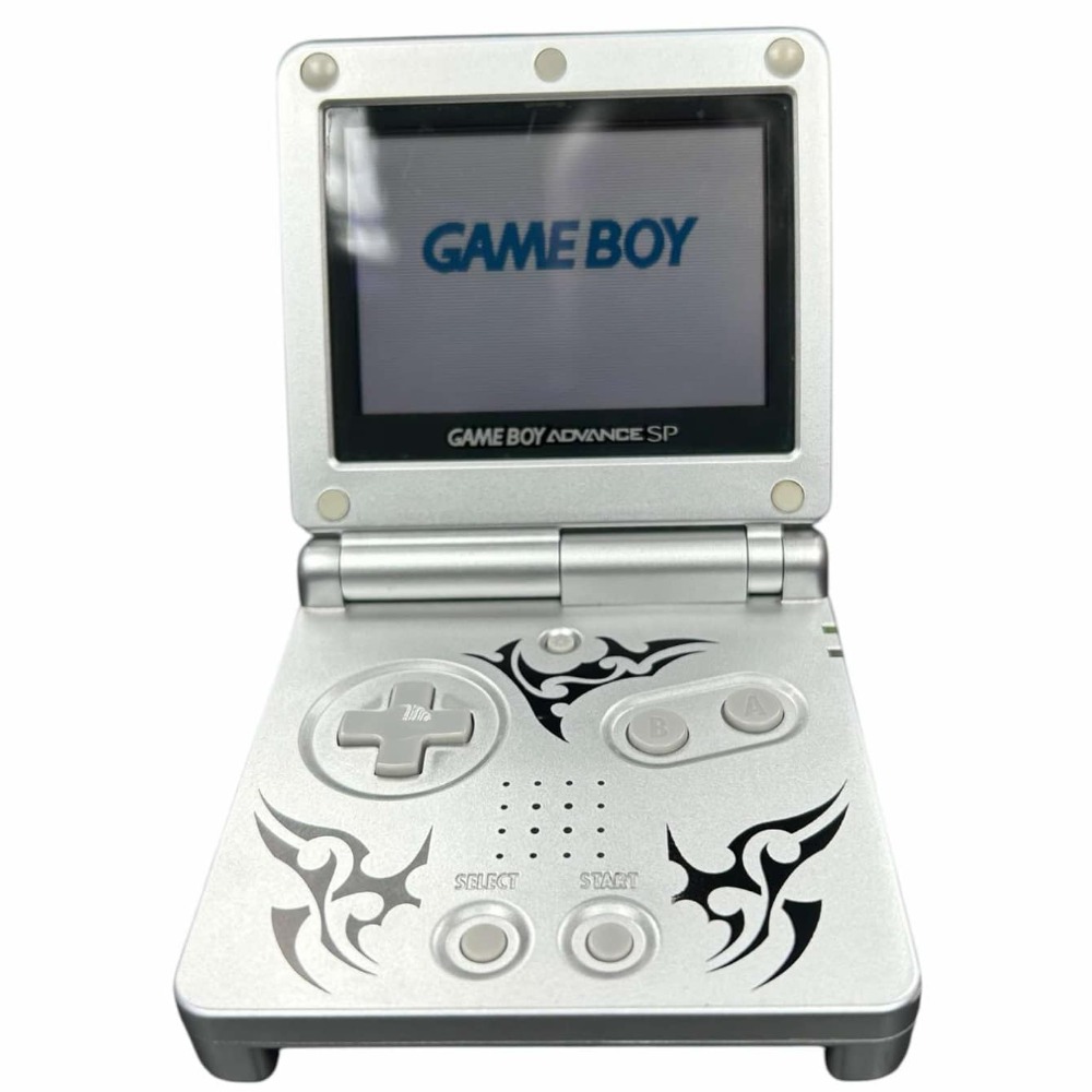 Used Game Boy Advance SP AGS-001 Console, Tribal Silver, Unboxed - Own4Less